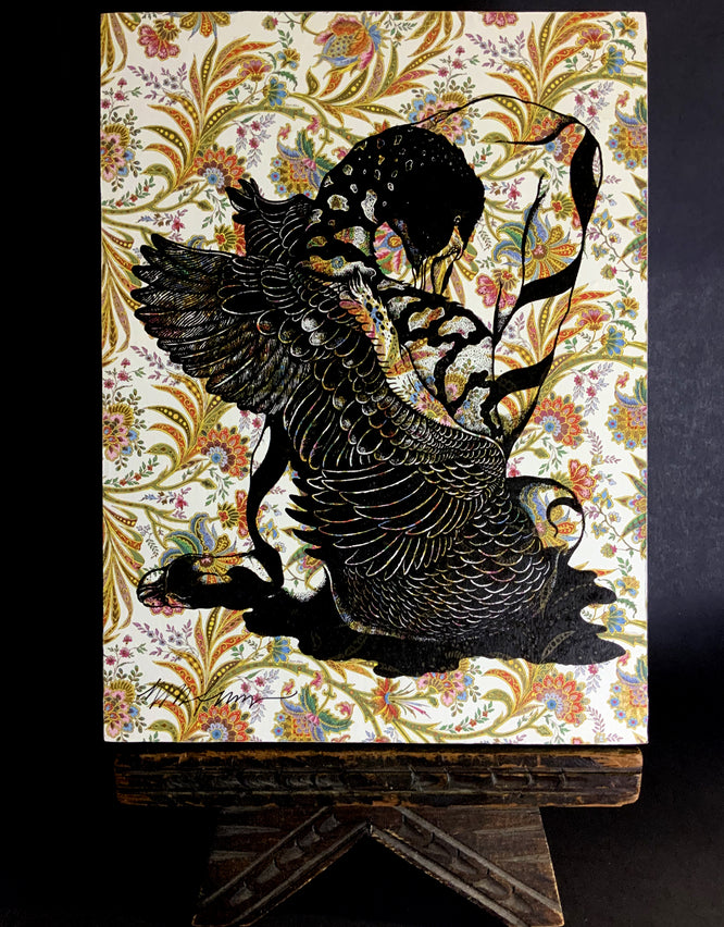 Agalloch West Coast 2010 poster by David V. D'Andrea / Samaritan Press