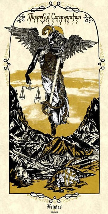 Mournful Congregation West Coast Tour 2012 poster by David V. D'Andrea ...